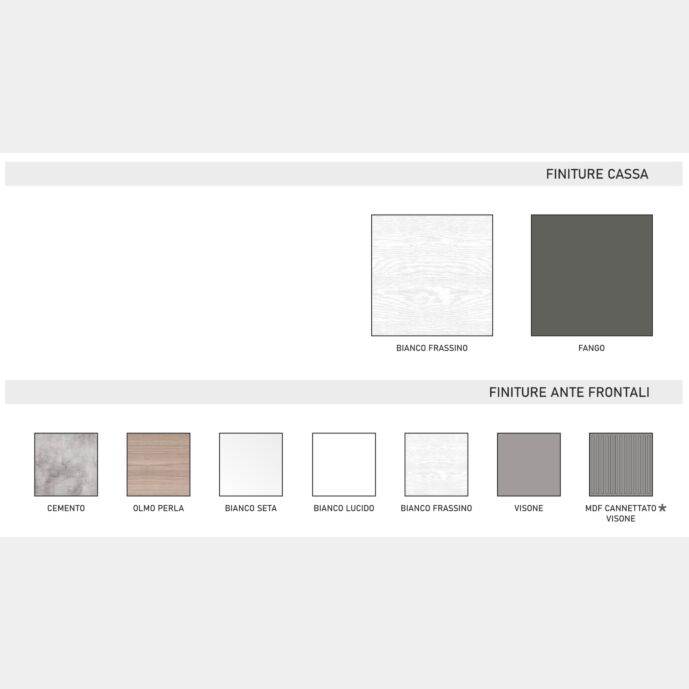 Madia colore Fango e Visone cannettato